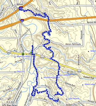 The Route: Boston Store to Peninsula (via Manatoc) (CurlyShavings)
